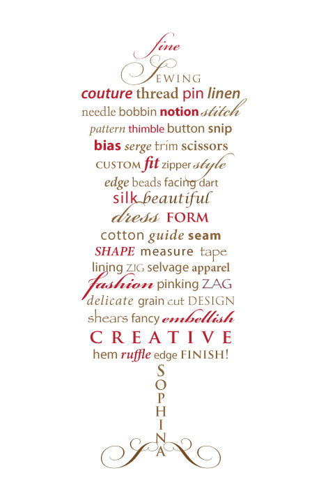 dress form word design with sewing terms - My Blog